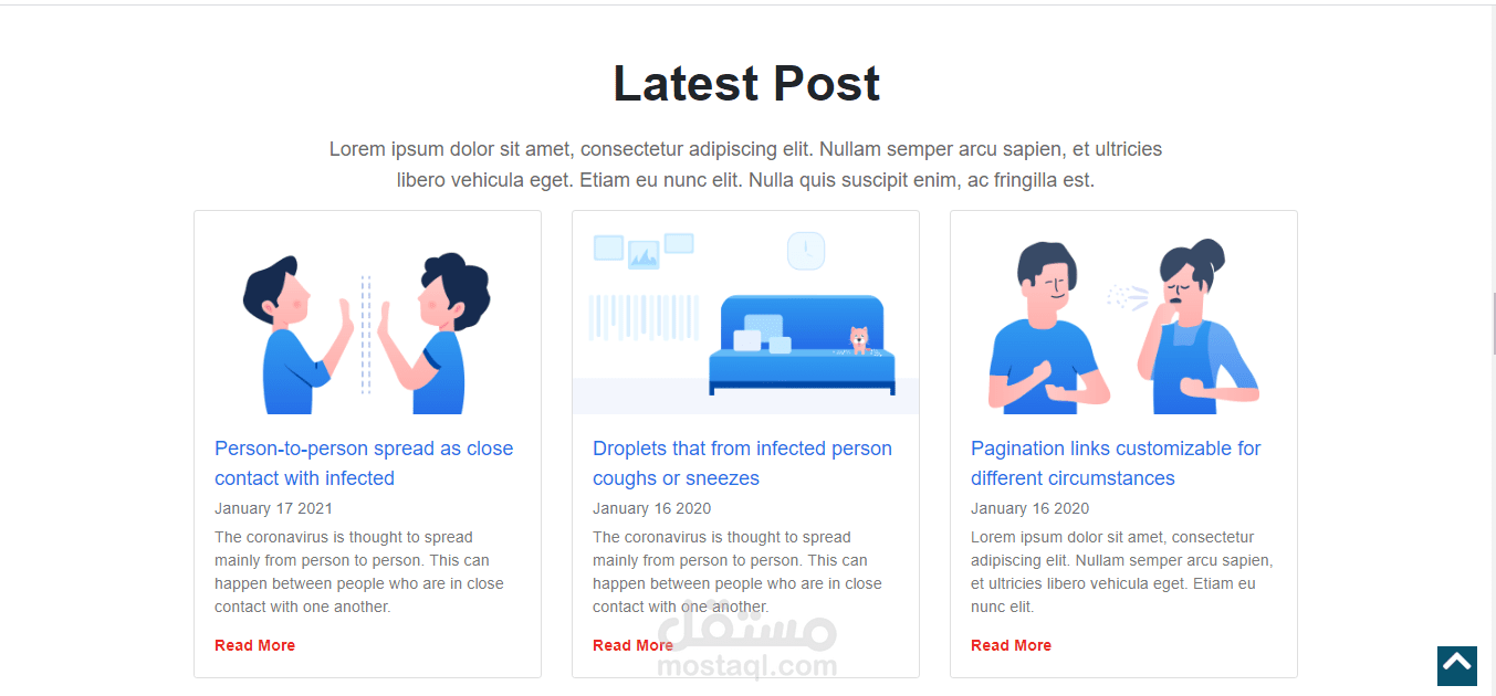 تصميم باستخدام HTML, CSS, Bootstrap ,CSS3 ,HTML5 | مستقل