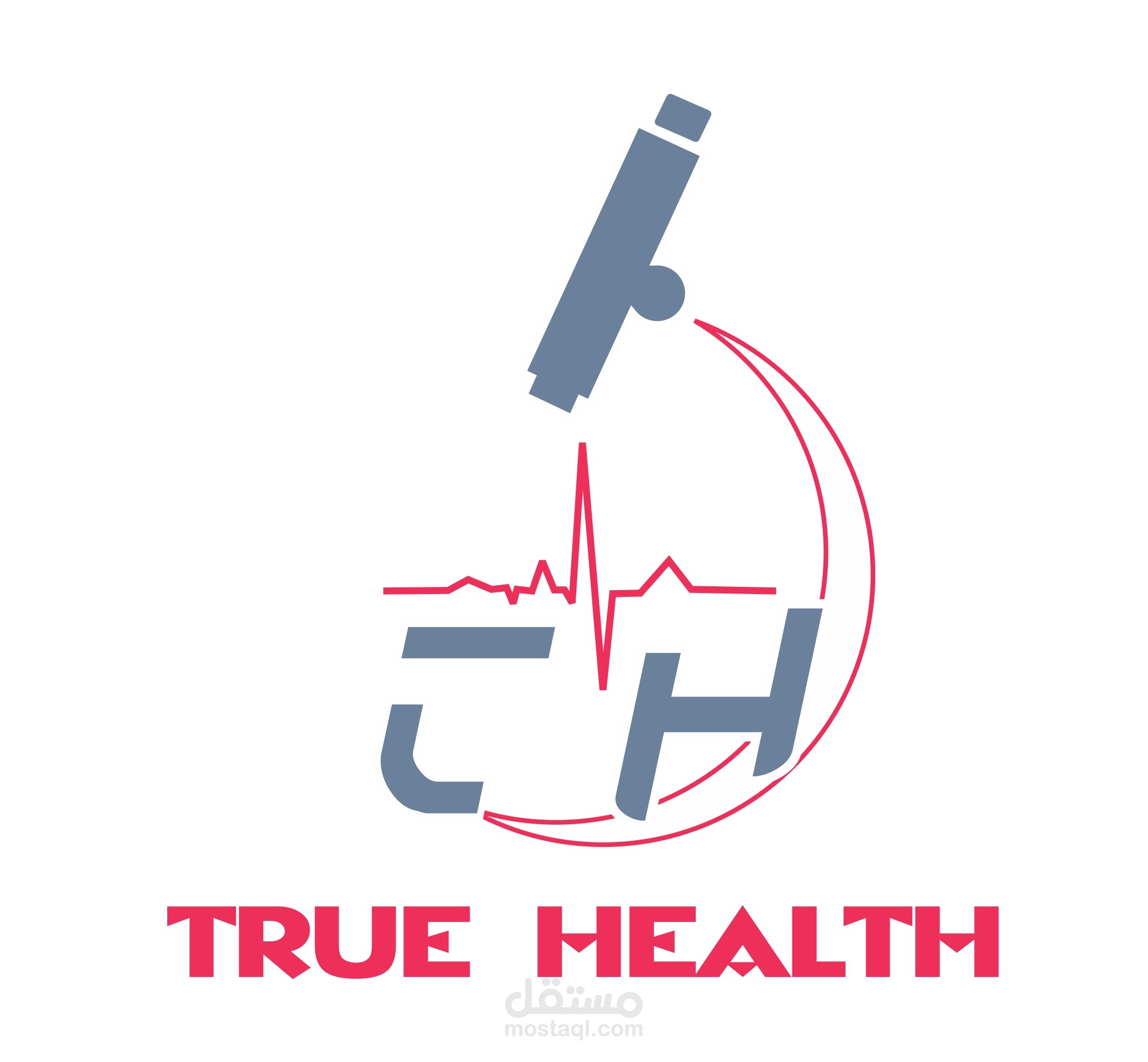 True Health Logo Design تصميم لوقو ترو هيلث | مستقل