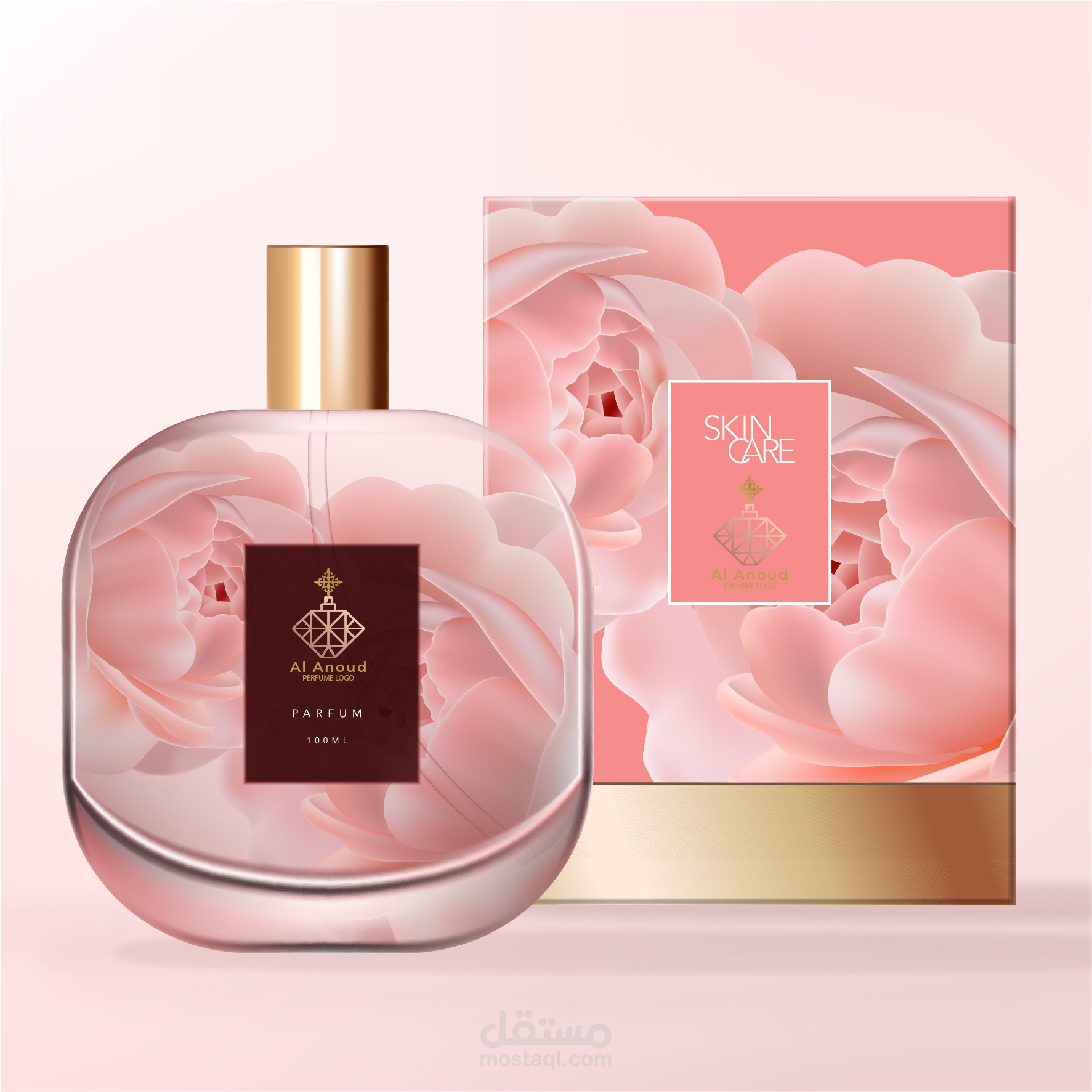 LOGO for "Anoud Perfume" . | مستقل