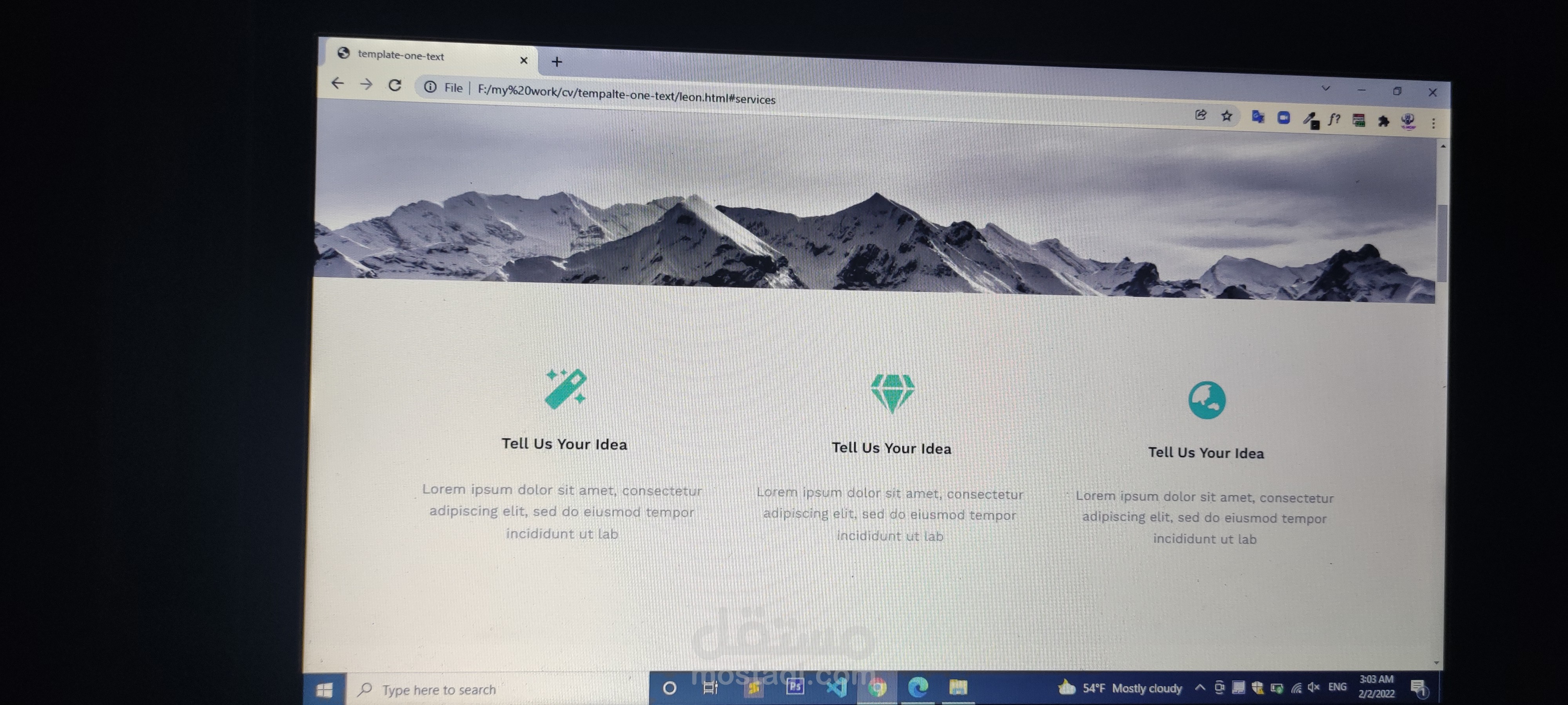 مشروع عملته ب Html Css مستقل 