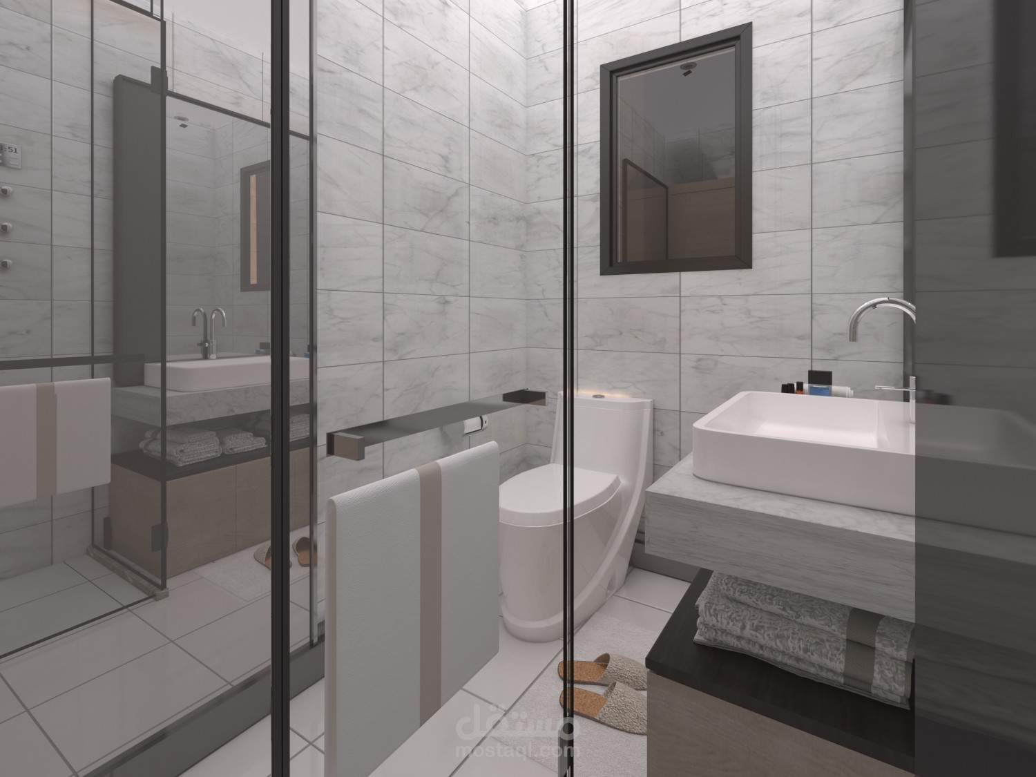 WC Interior design | مستقل