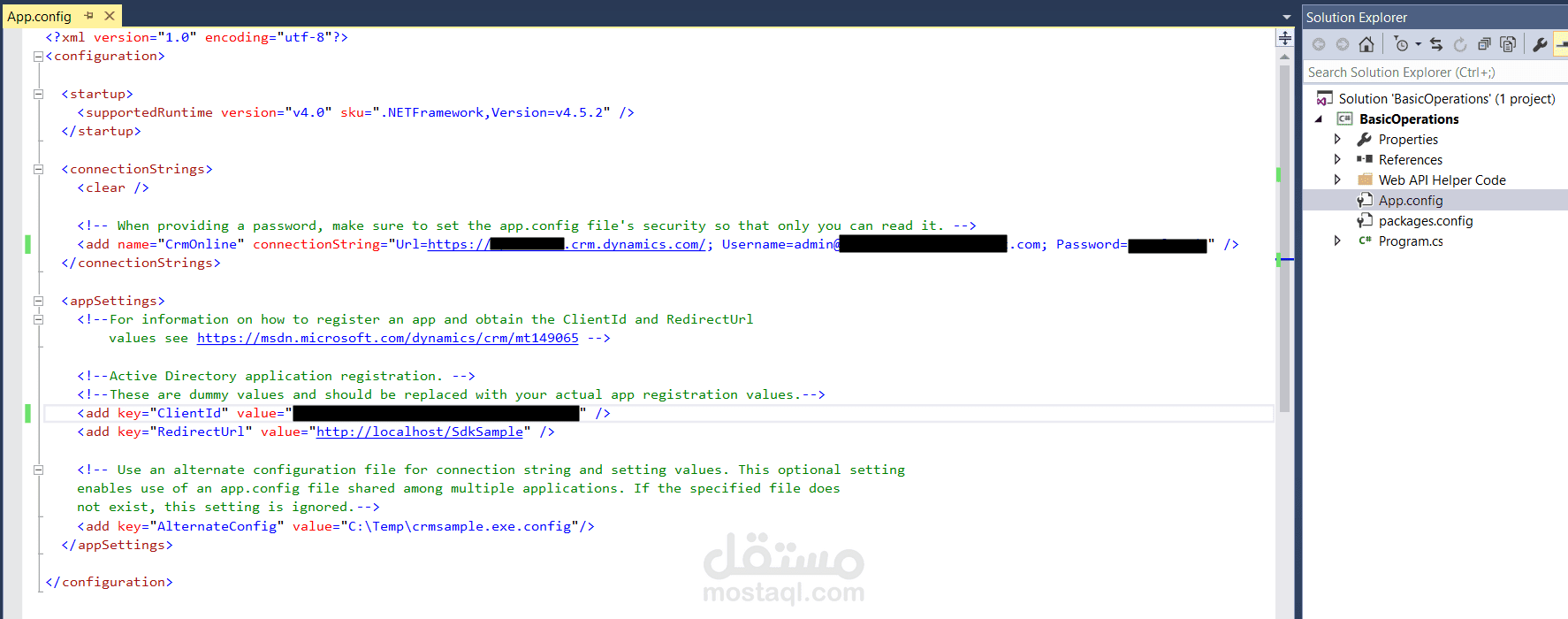middleware Restful API call dynamics CRM and publish to azure | مستقل