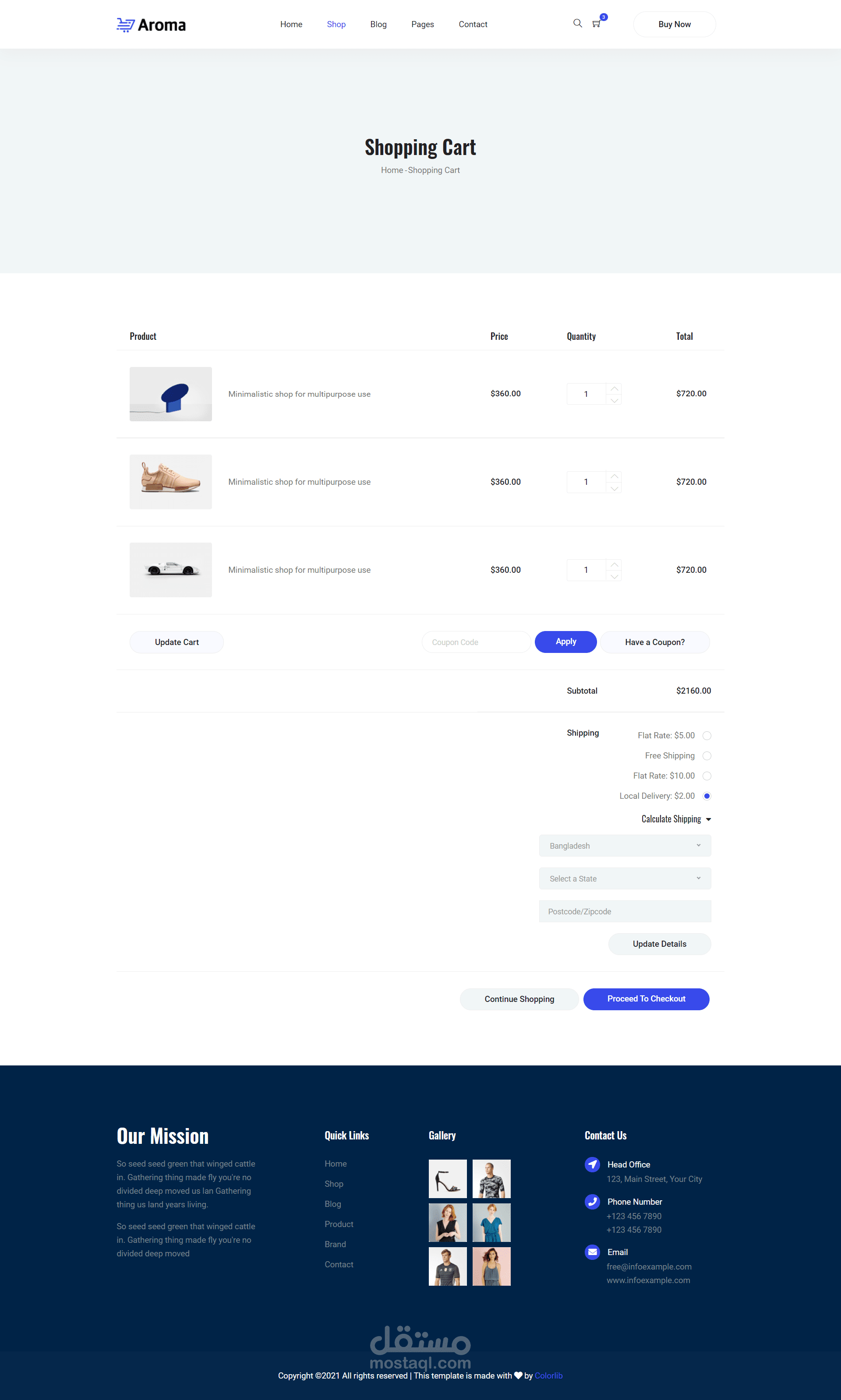 Online shop by (Html,Css) | مستقل
