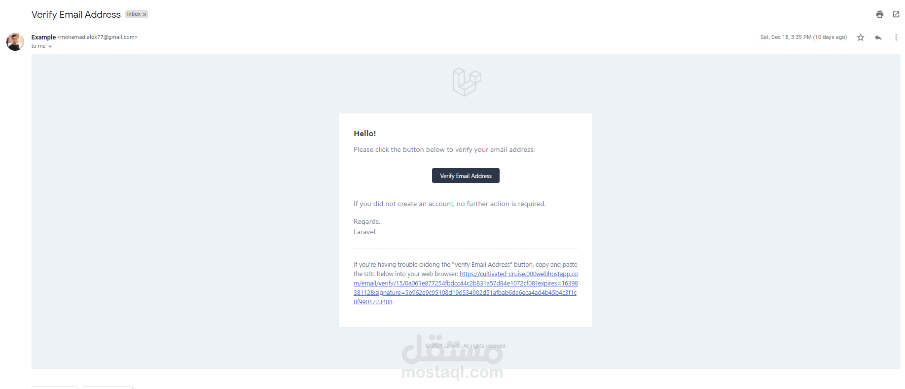 Laravel App | مستقل