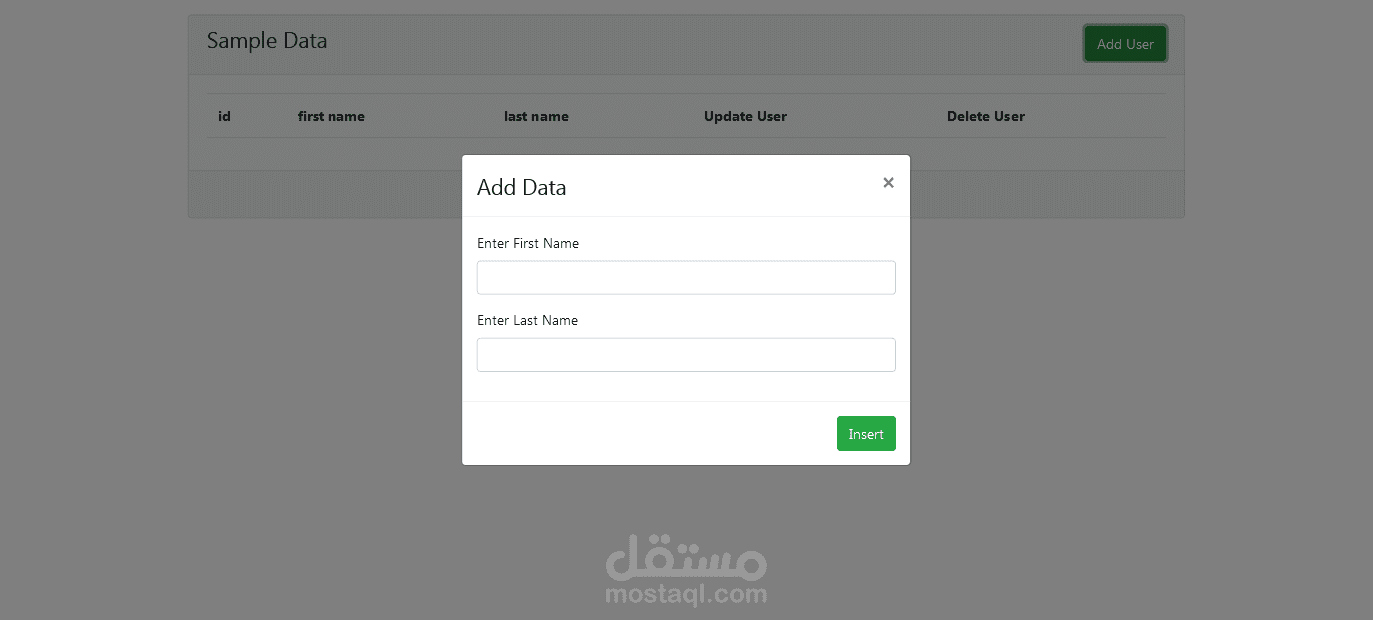 Simple Crud App Using Vuejs Php Axios مستقل