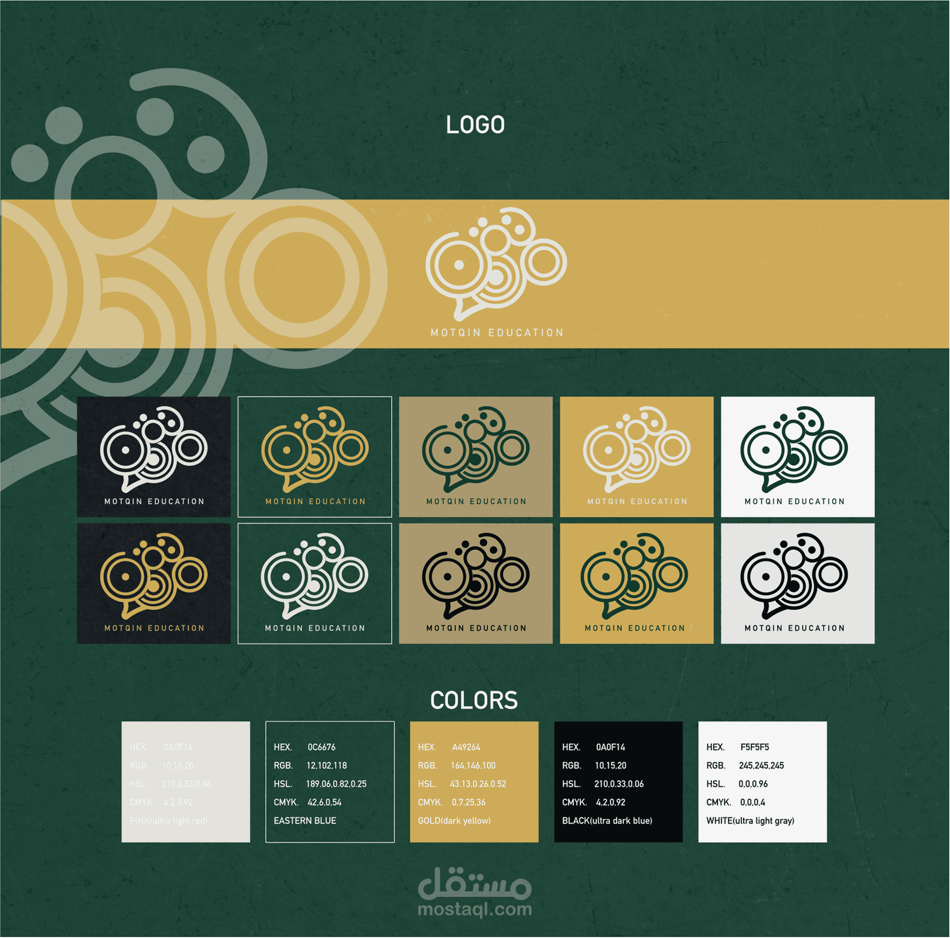 MUTQIN Education - Full Brand Identity Design | مستقل