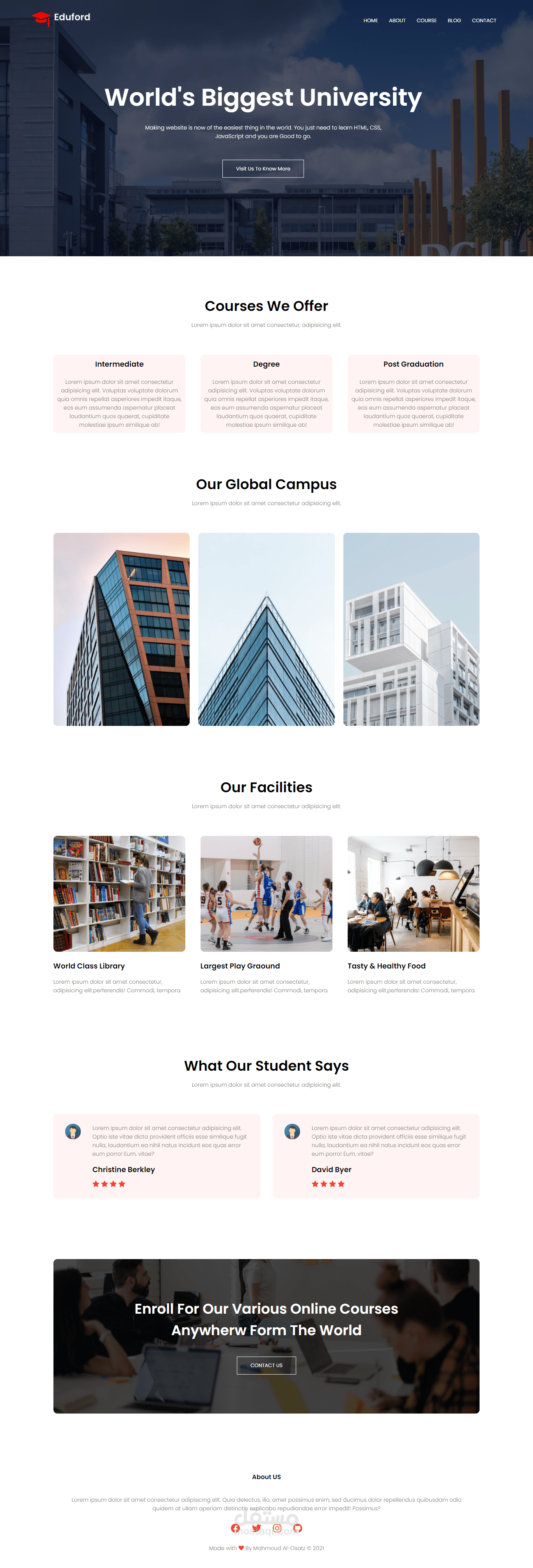 Design To College Website 