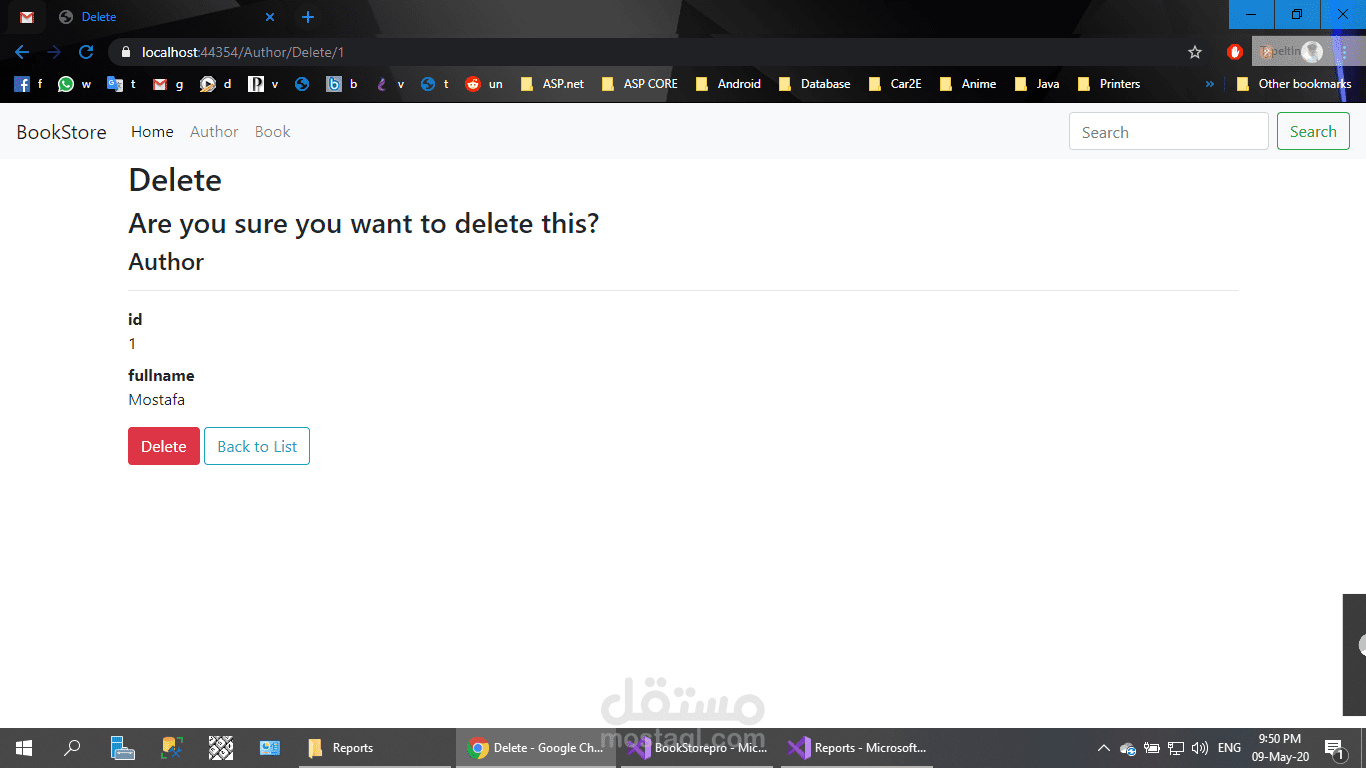 ASP.net Core C# apps | مستقل
