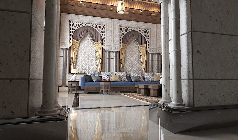 Arabic living room Free 3D model | مستقل