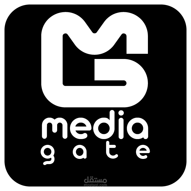 media gate logo design | مستقل