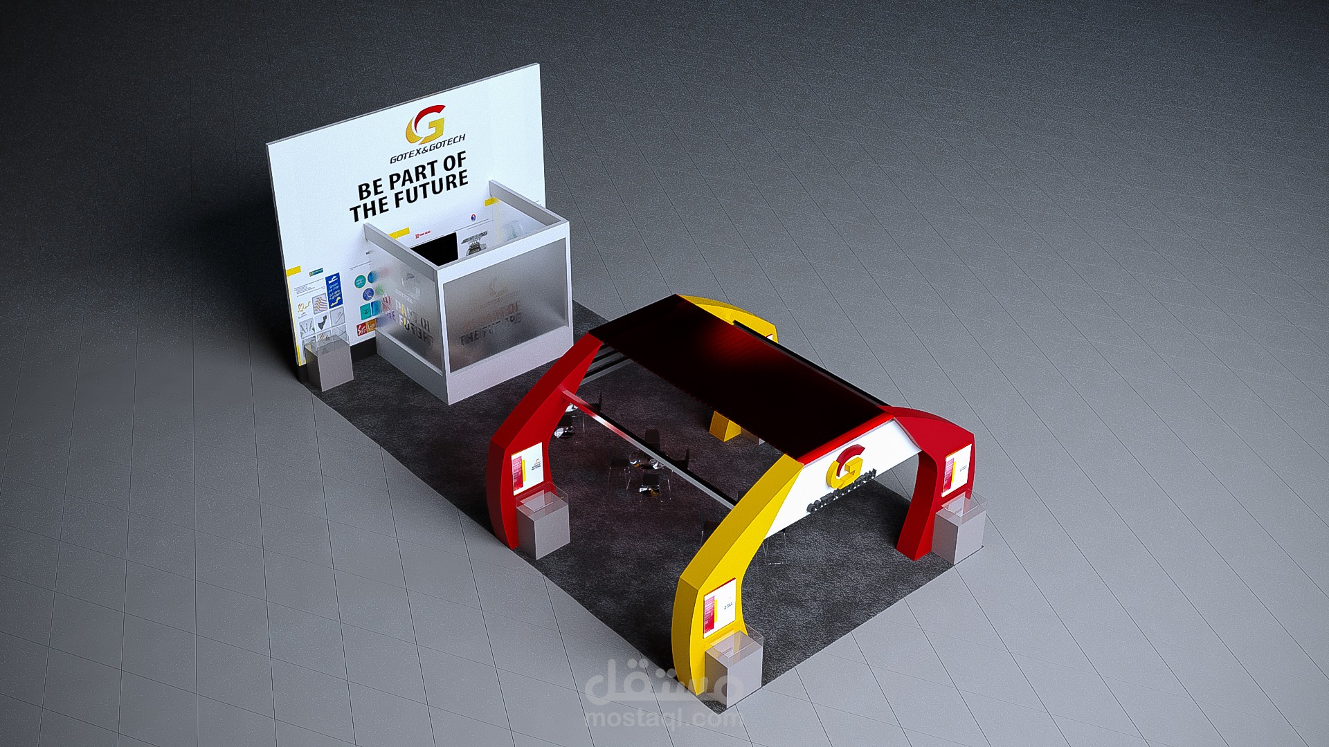 GOTEX & GOTECH EXHIBITION BOOTH | مستقل