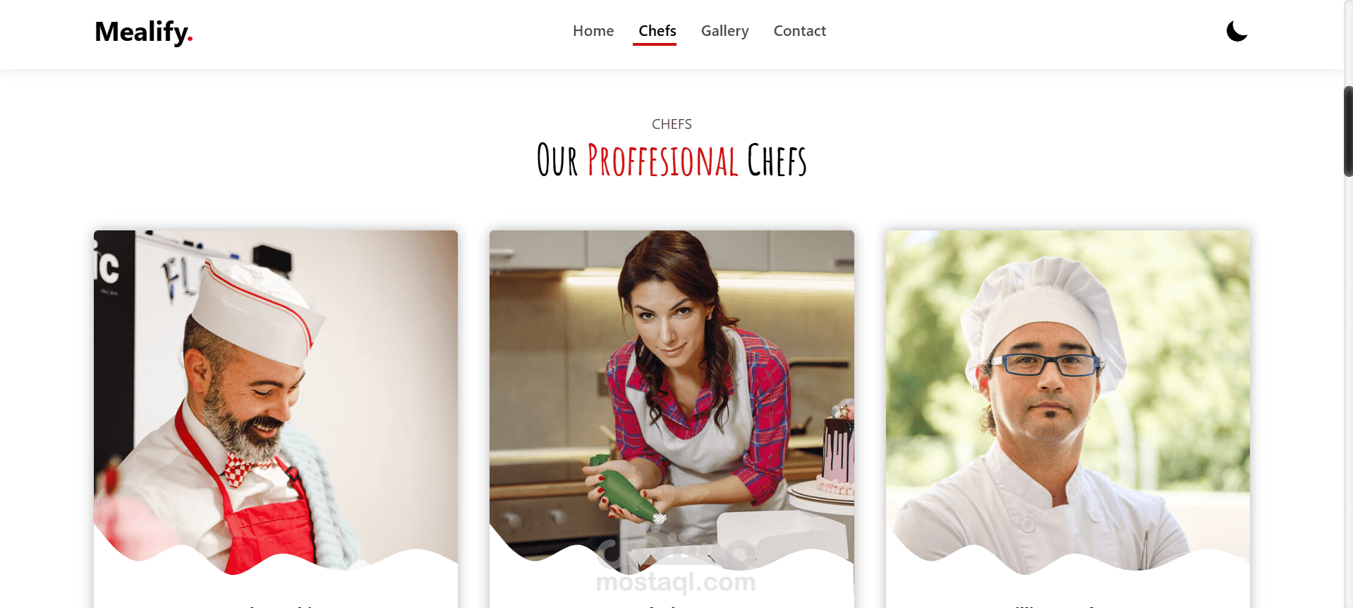 Mealify Project Description | مستقل