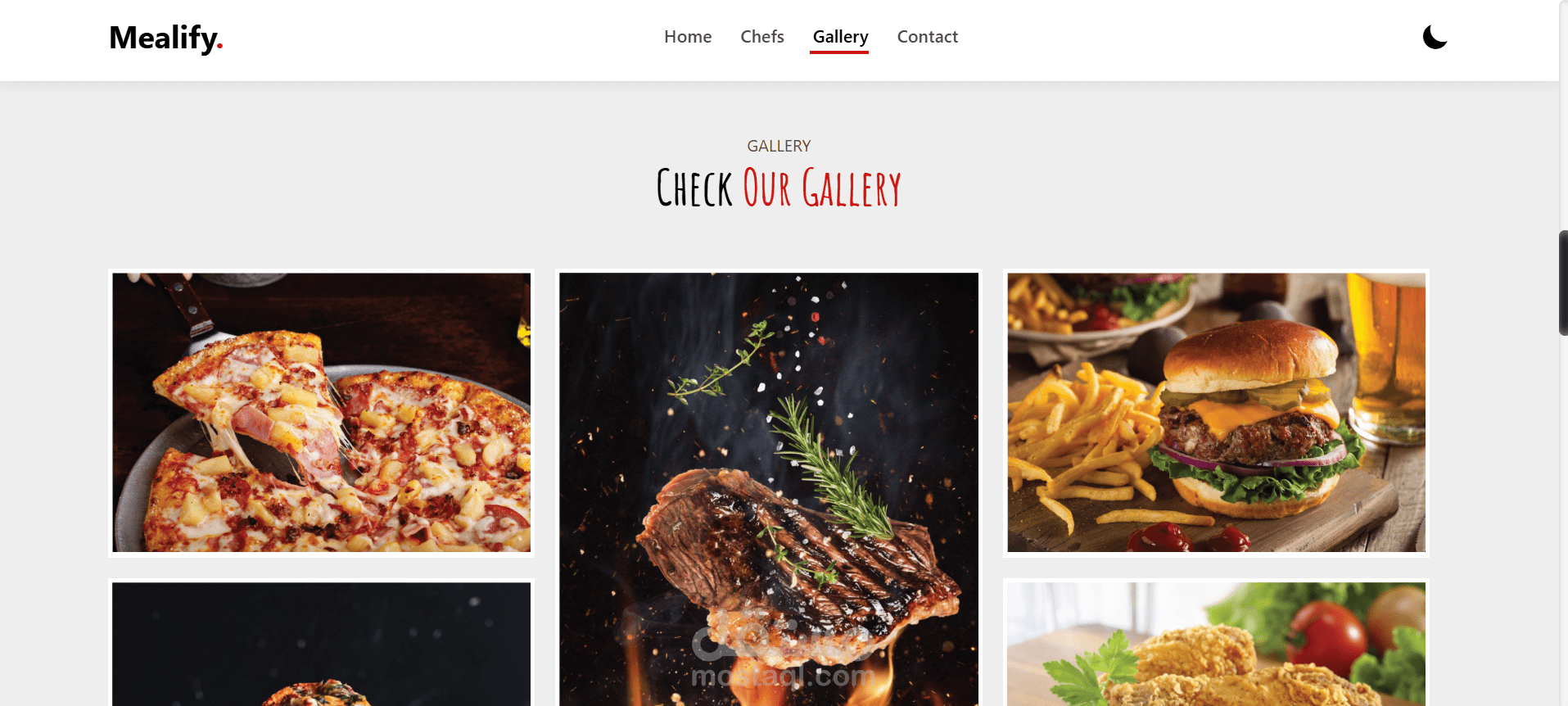 Mealify Project Description | مستقل