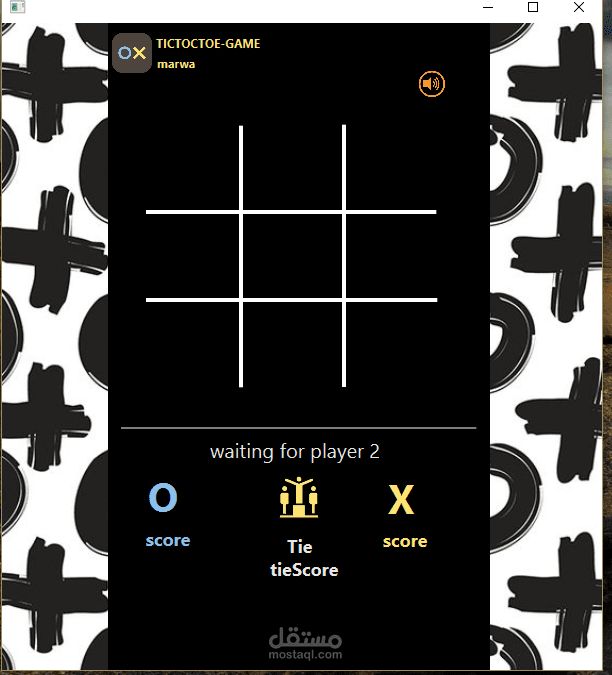 Tic-Tac-Toe Game- لعبة اكس او | مستقل