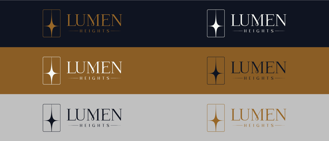 Lumin Heights - Logo and Brand identity | مستقل