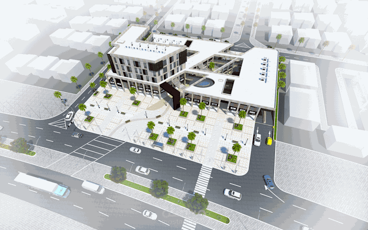 BIM model- Commercial center | مستقل