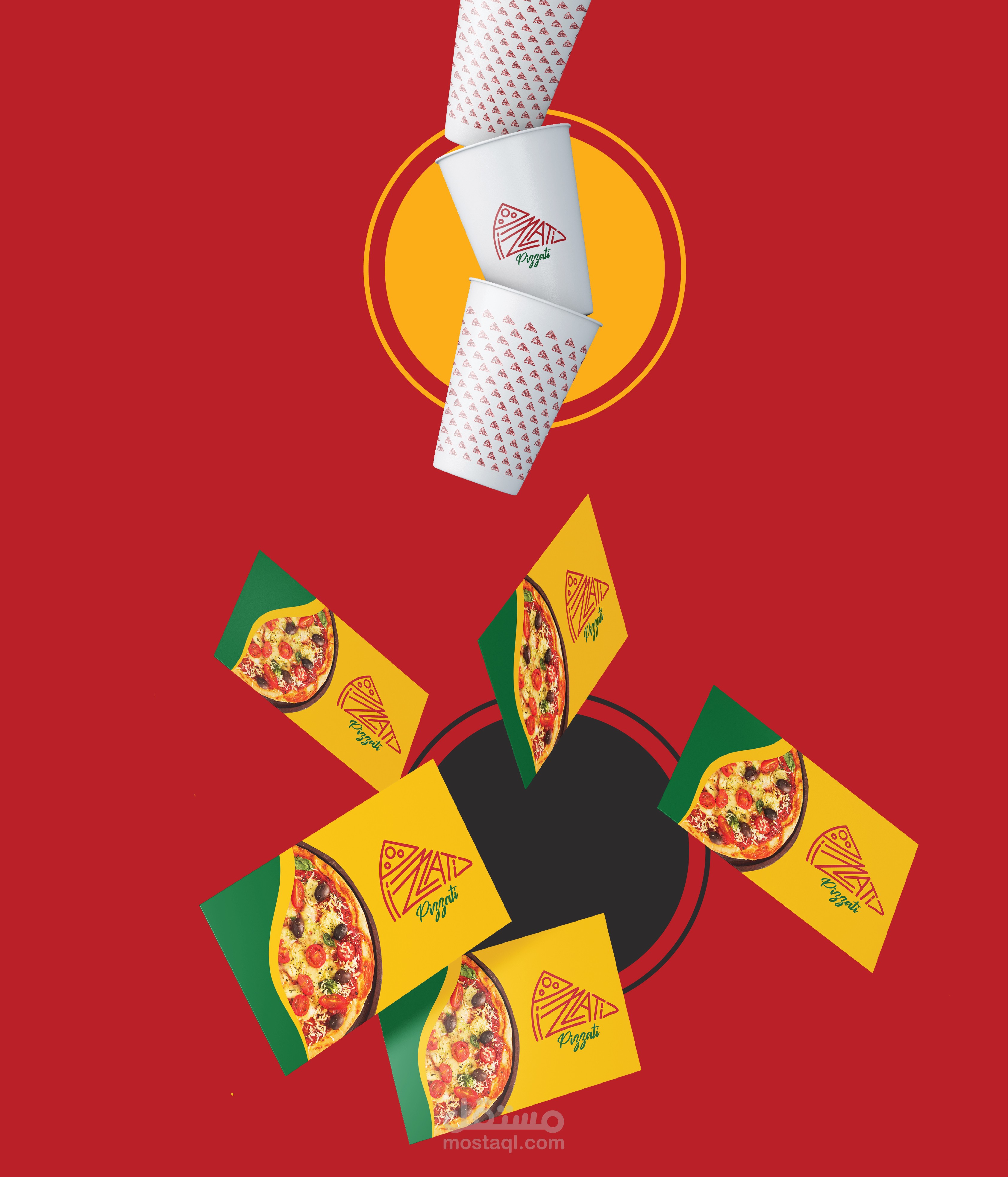 PIZZATI'' brand identity'' | مستقل
