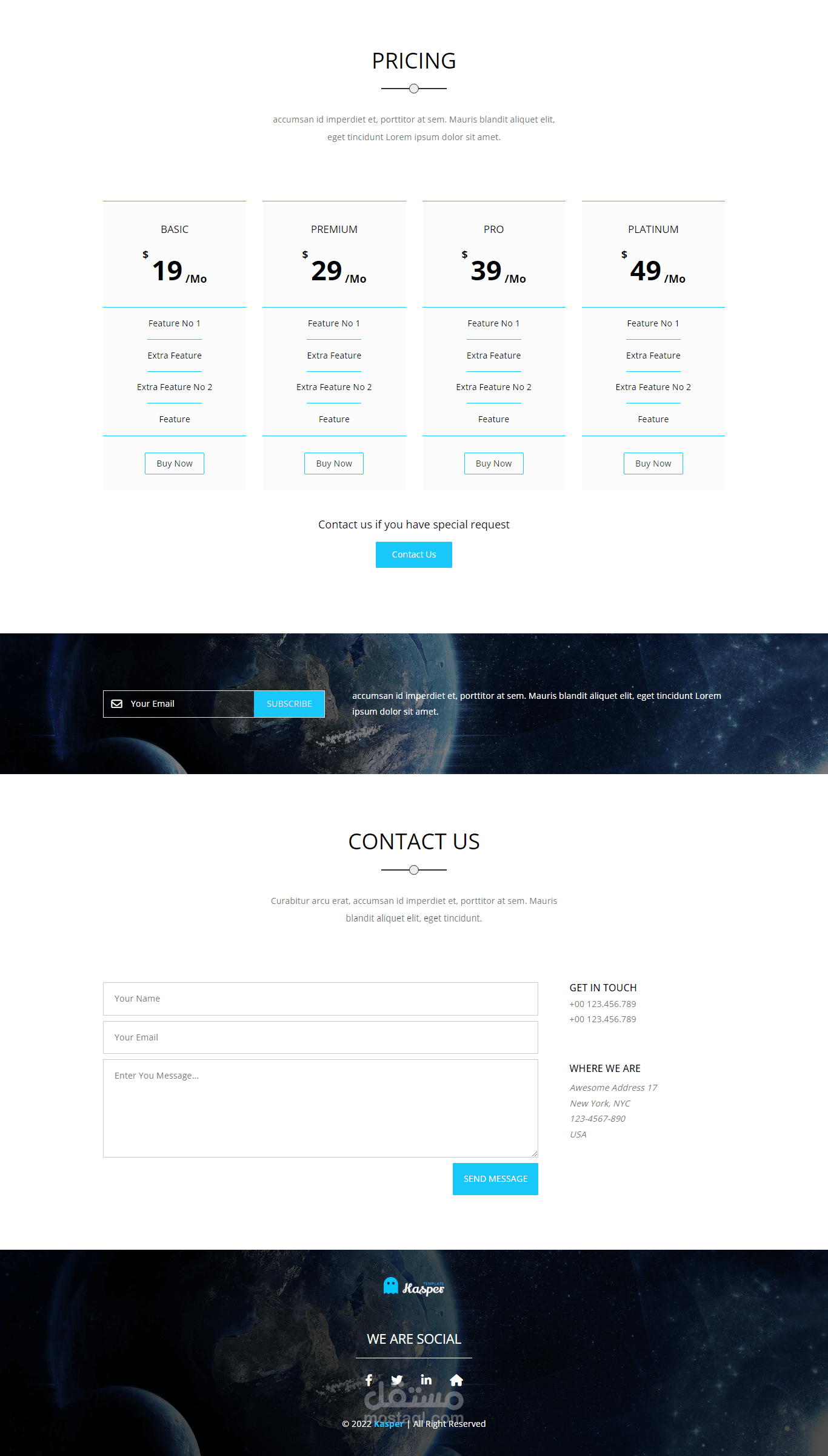 Kasper Template | مستقل