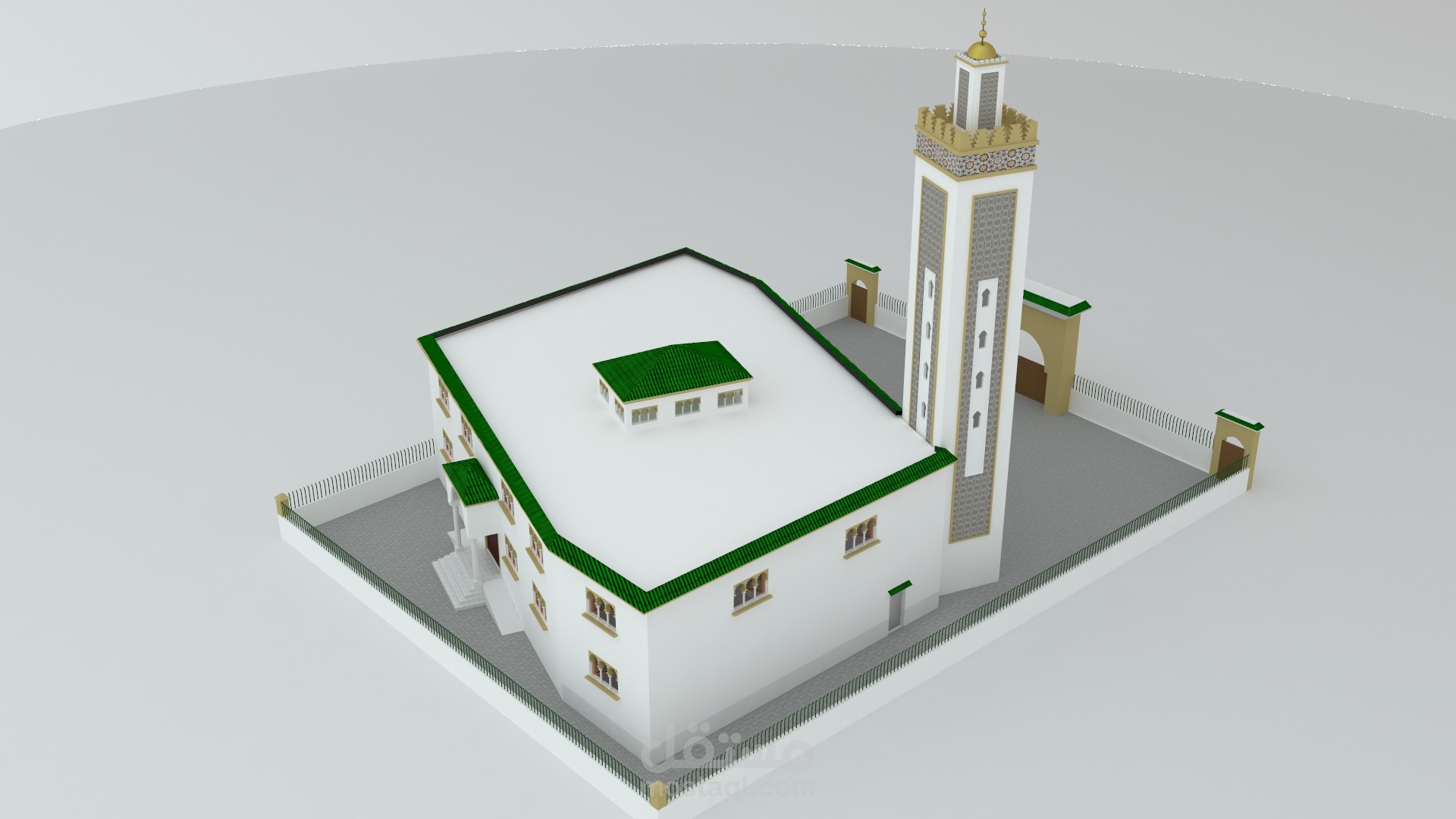 مسجد ثلاثي الأبعاد | مستقل