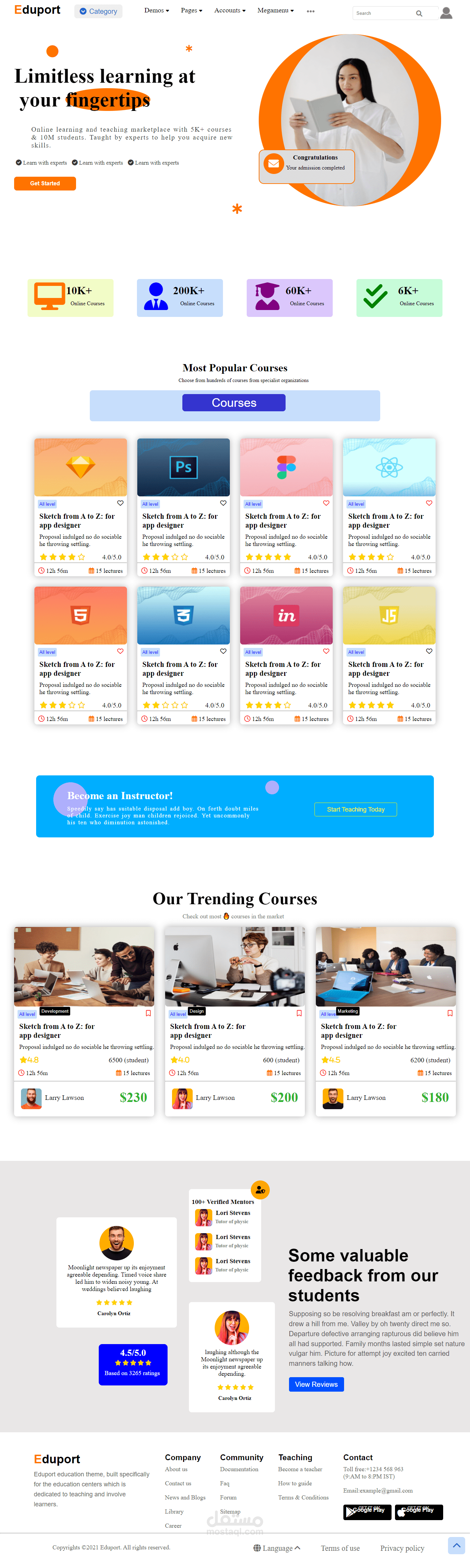 Eduport Project | مستقل