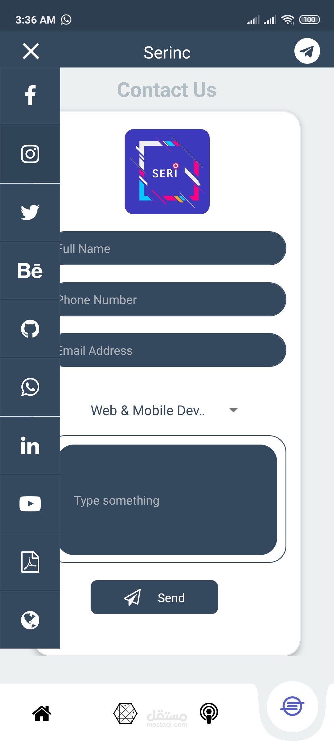 Serinc Mobile APP | مستقل