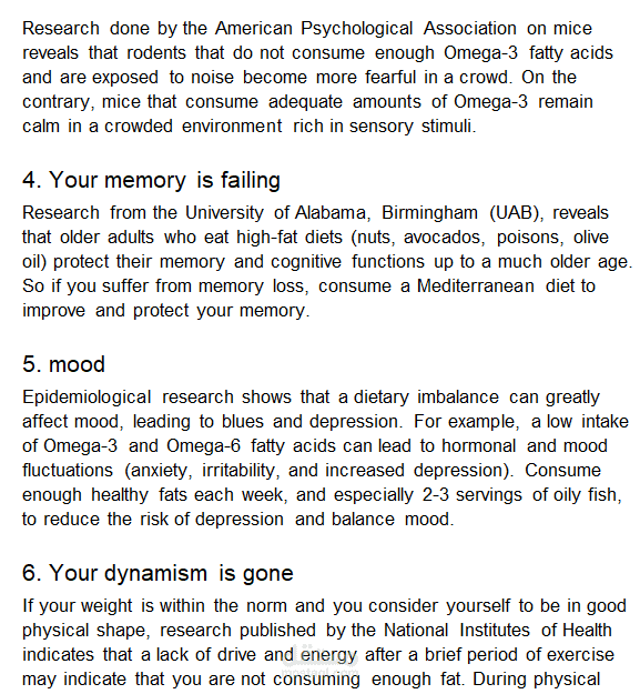 Signs You’re Not Getting Enough Fat in Your Diet 6 | مستقل