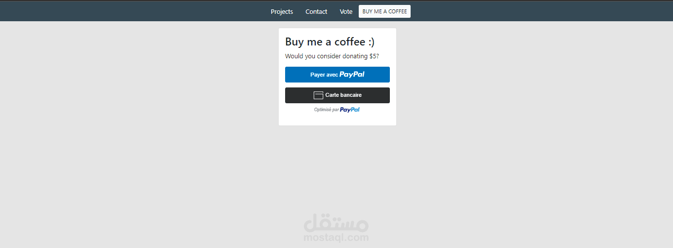 Portfolio Website Python Django Htmlcss Bootstrap مستقل