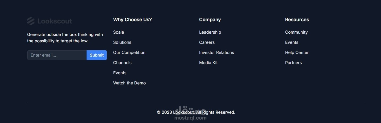 Responsive Landing Pages using HTML CSS Bootstrap | مستقل