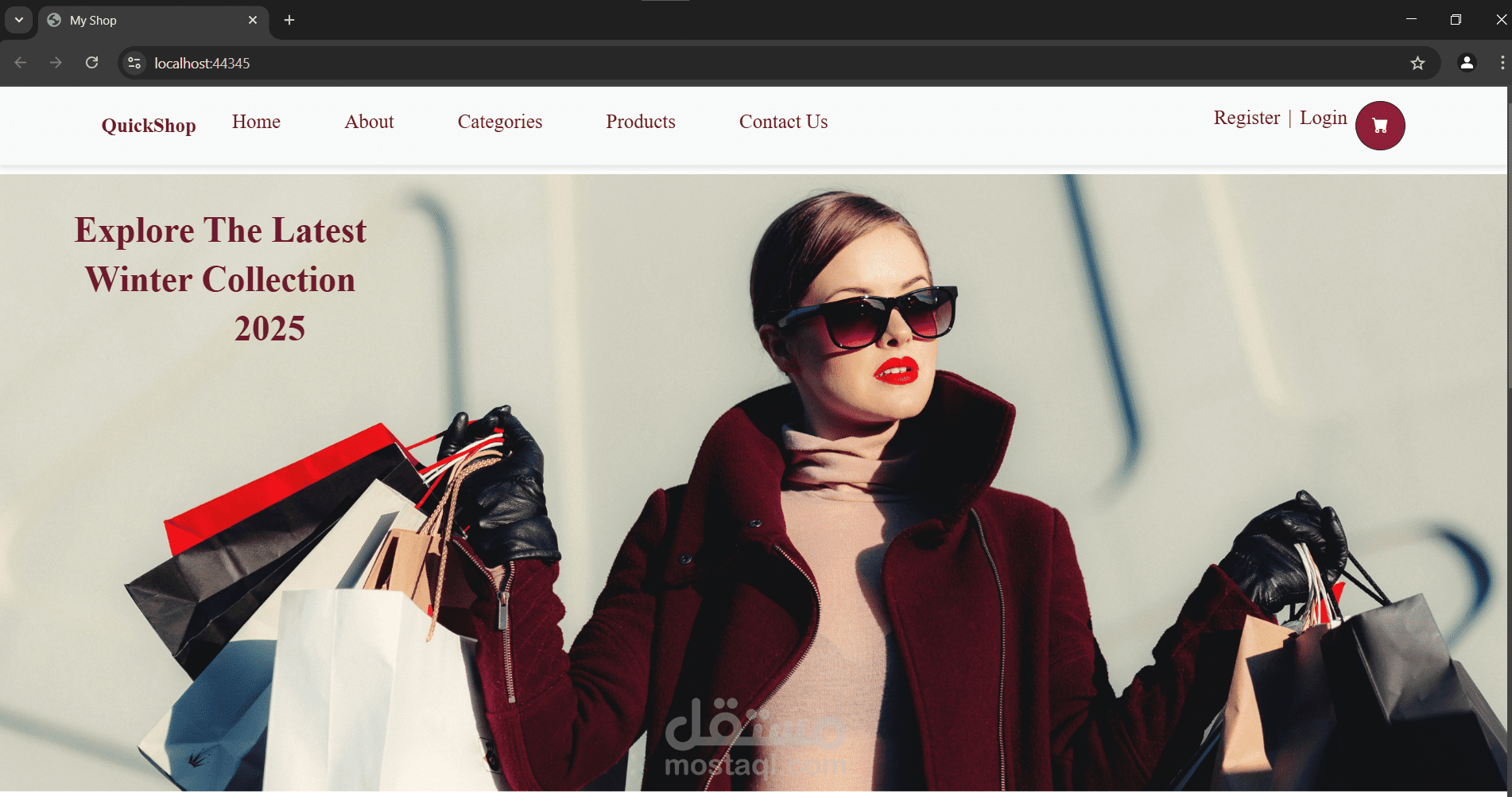 Quickshop E Commerce Asp Net Core Mvc مستقل