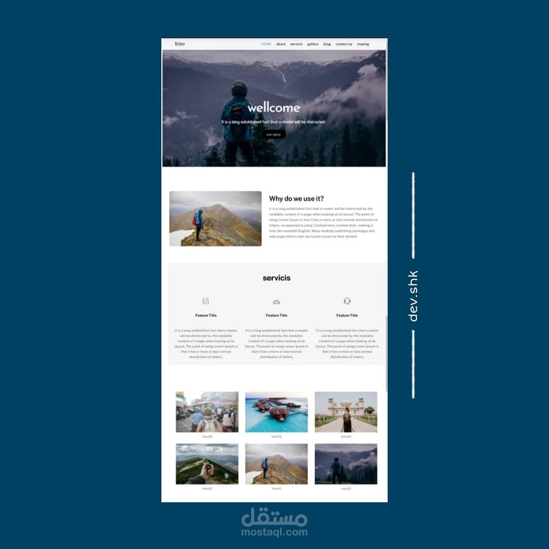 Simple personal site | مستقل