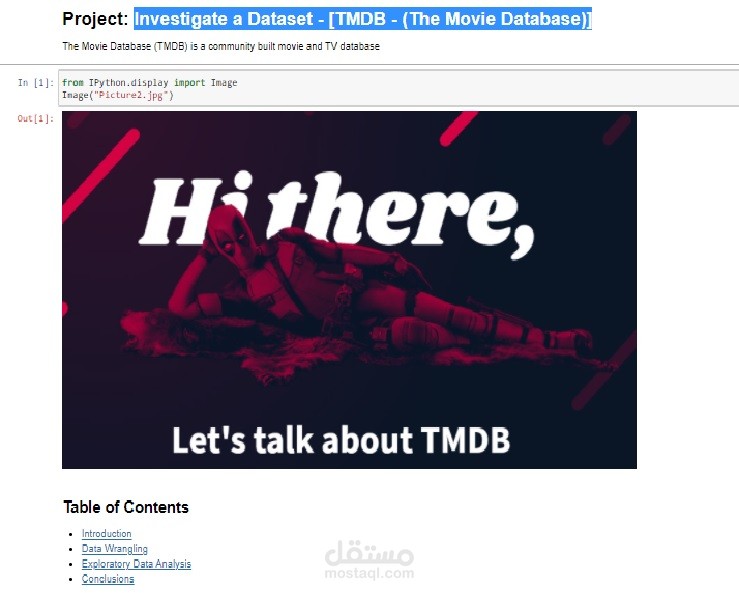 Investigate A Dataset Tmdb The Movie Database مستقل