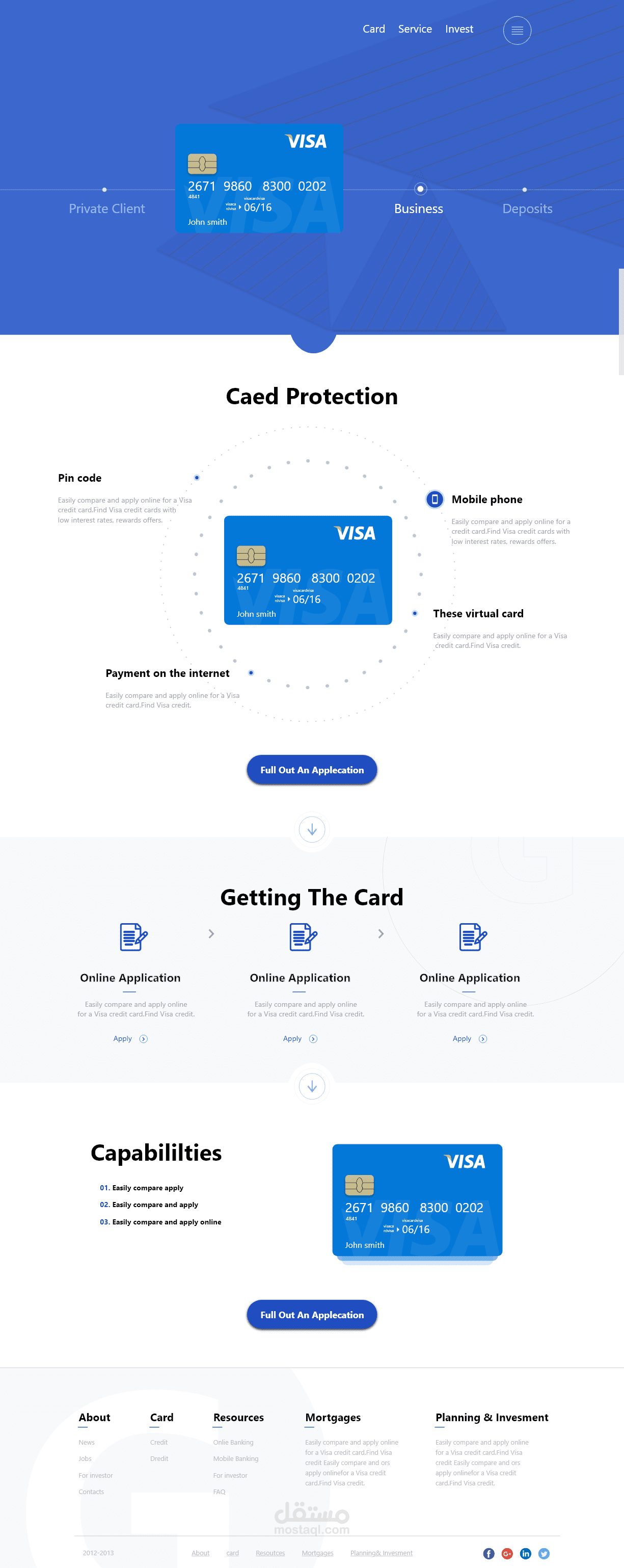 VISA--UX&UI--APP | مستقل