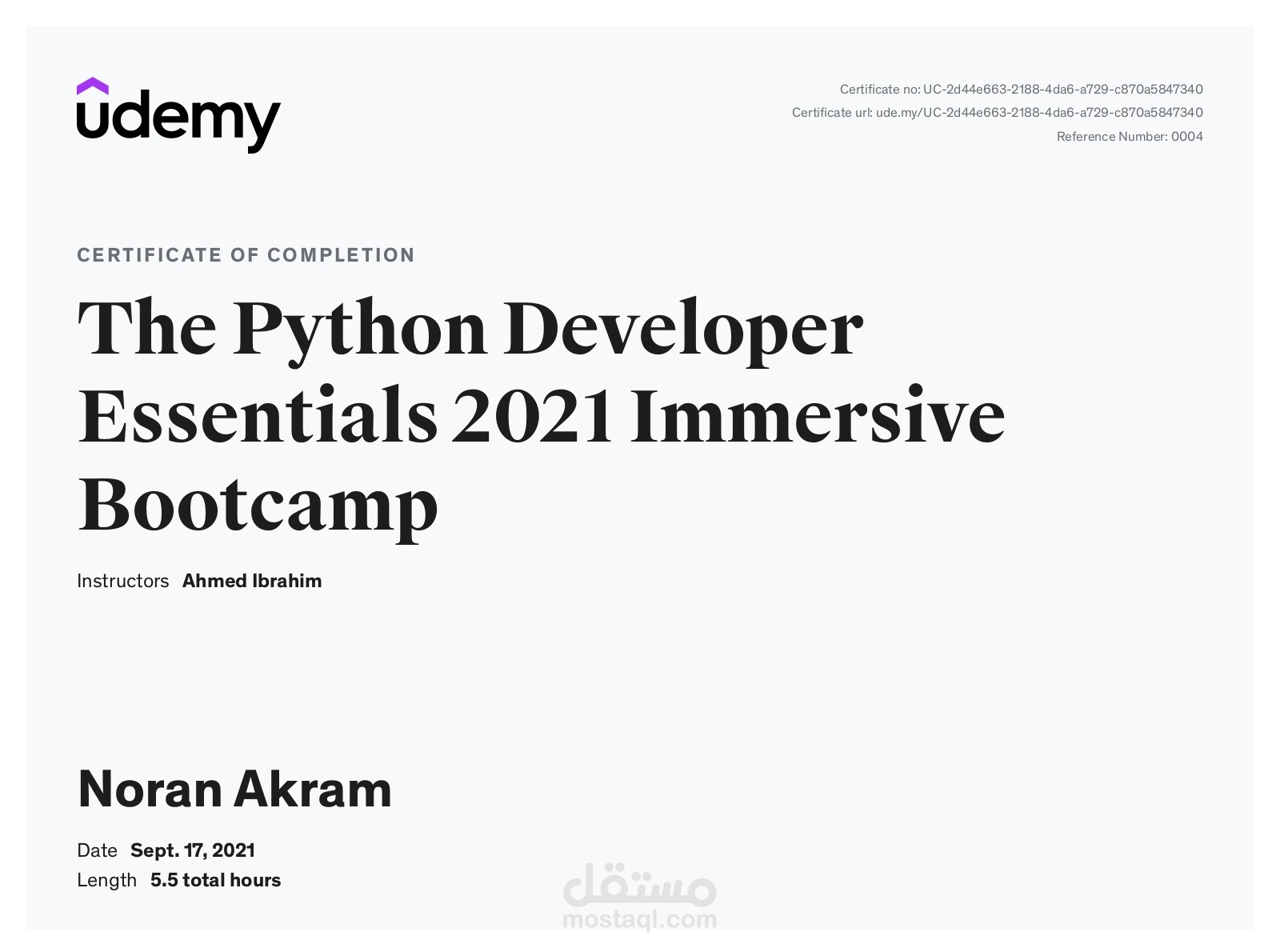 Python developer | مستقل