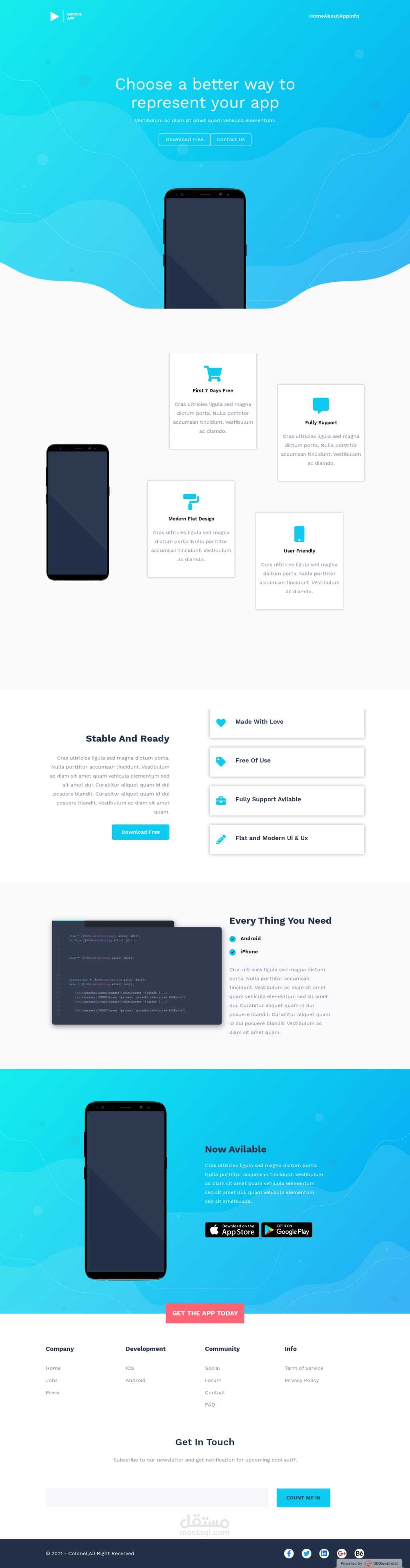 Responsive Psd To Html | مستقل
