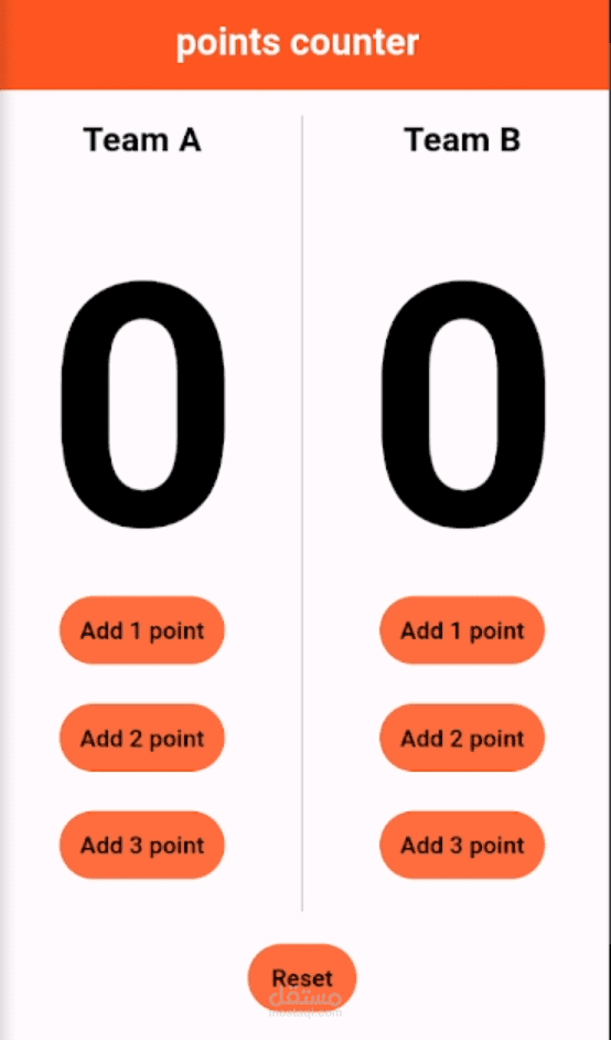 basketball point counter App | مستقل