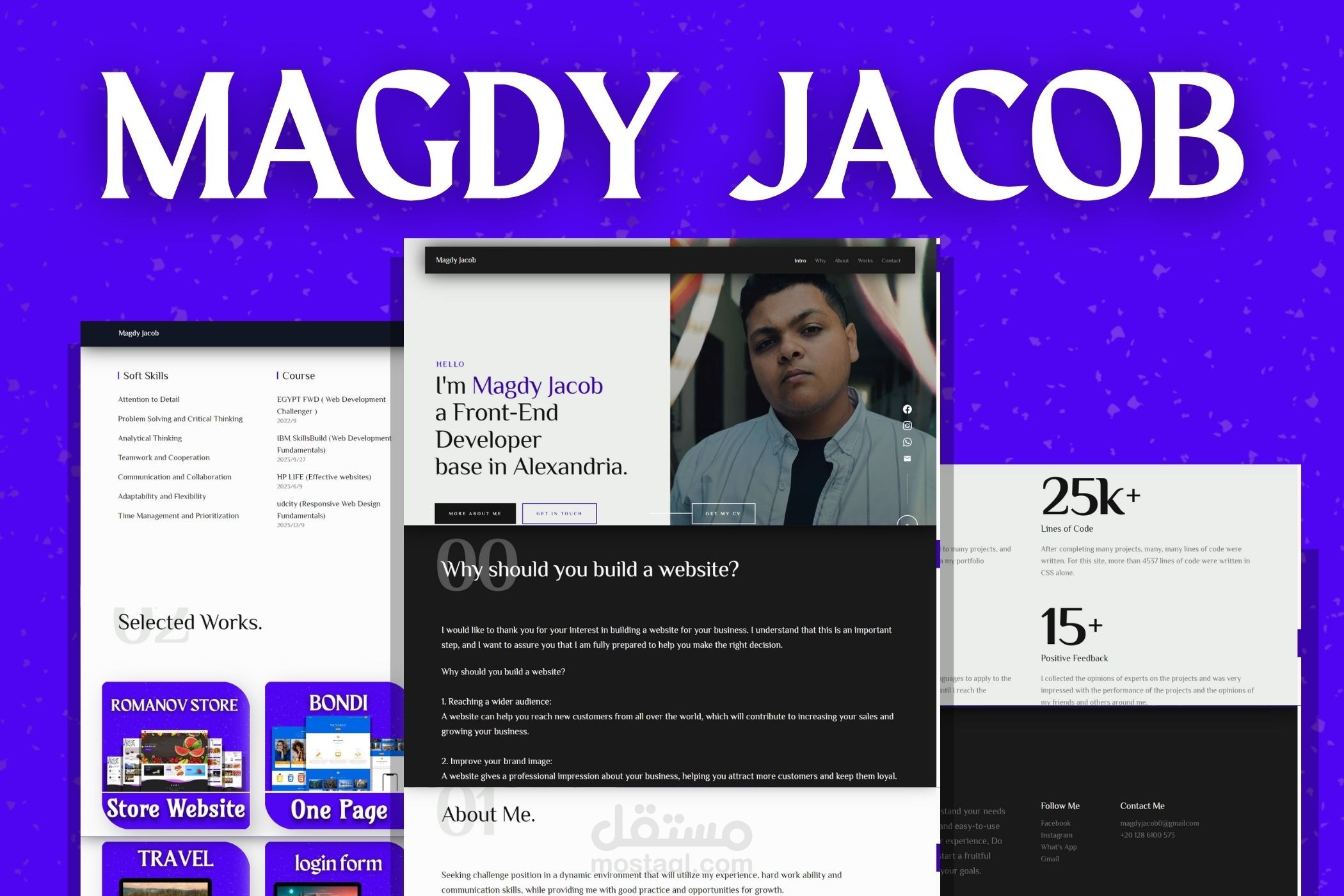 Portfolio My Website | مستقل