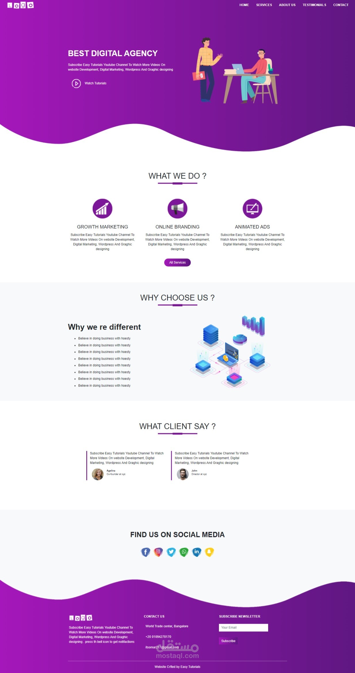 Simple Website | مستقل
