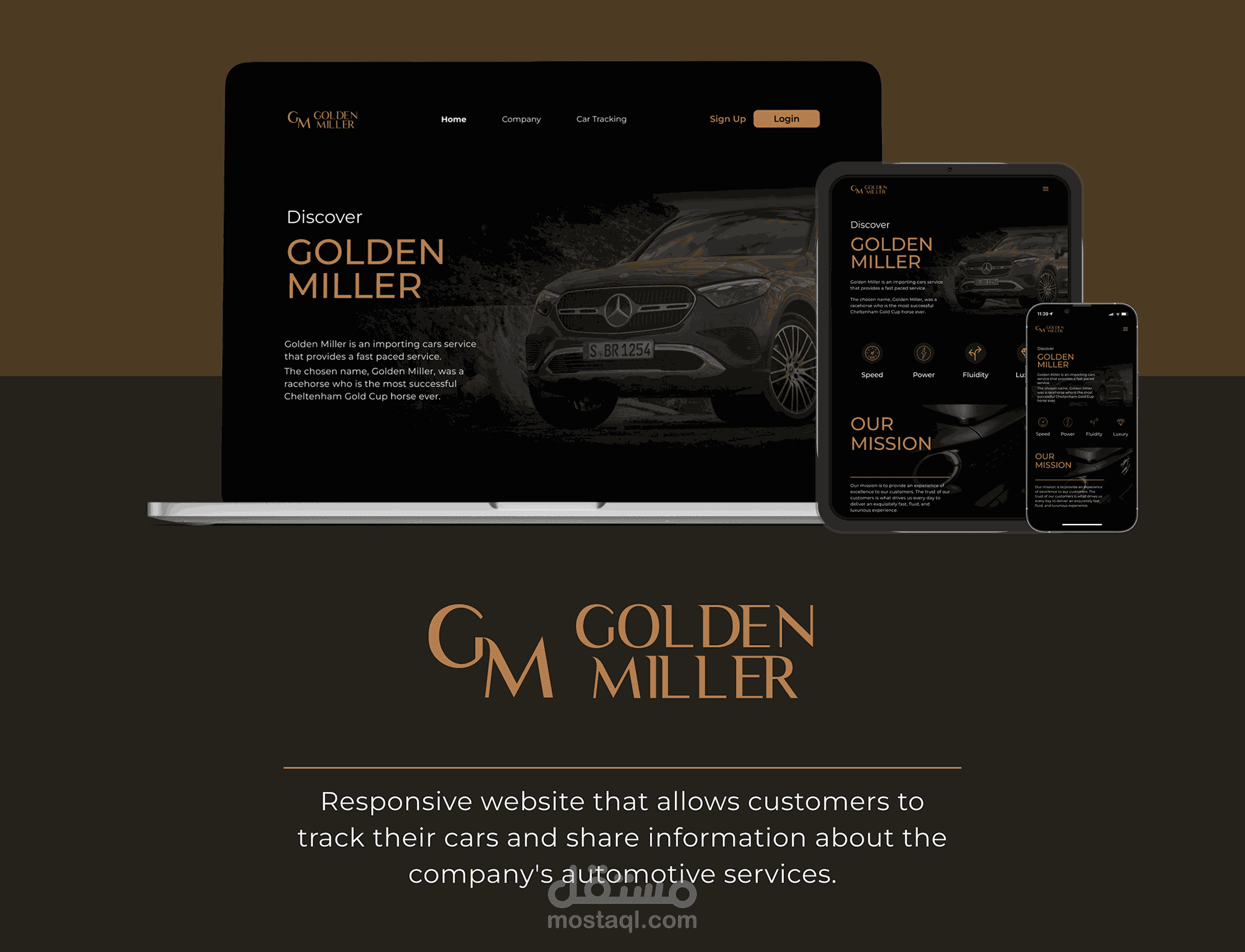 Golden Miller website | مستقل