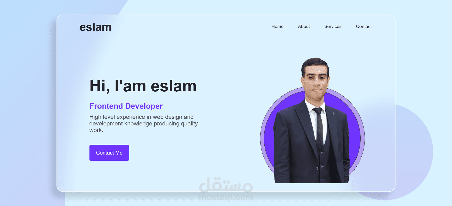 profile eslam mohamed | مستقل