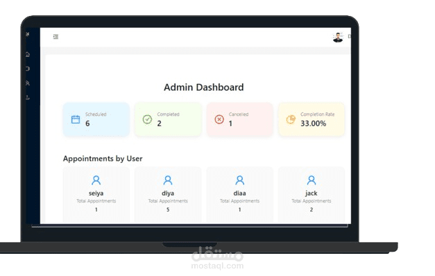 Appointment Booking System (MERN Stack) | مستقل