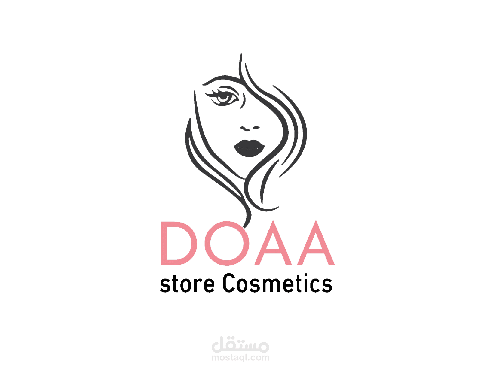 تصميم لوجو || Doaa store | مستقل