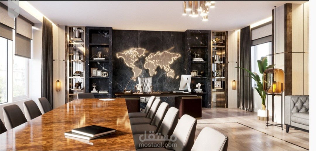 Interior design for administrative offices | مستقل