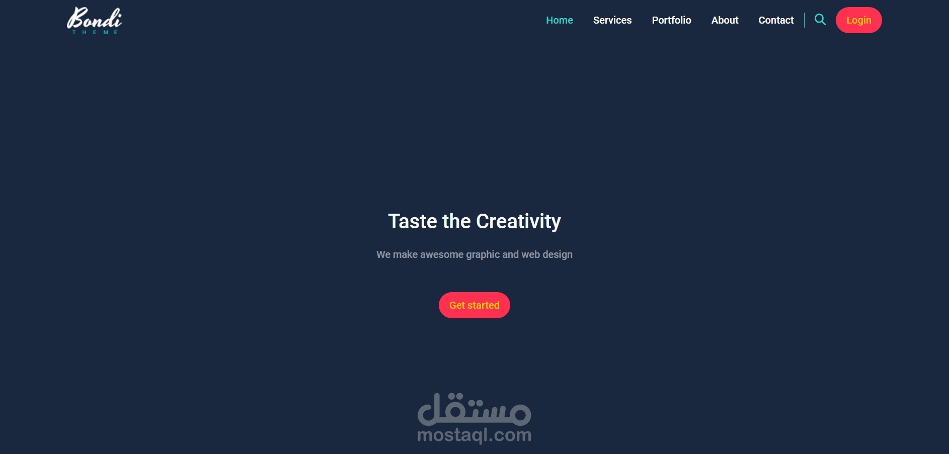 تصميم موقع متجاوب مع كل الشاشات بالستخدام Html Css Bootstrap مستقل