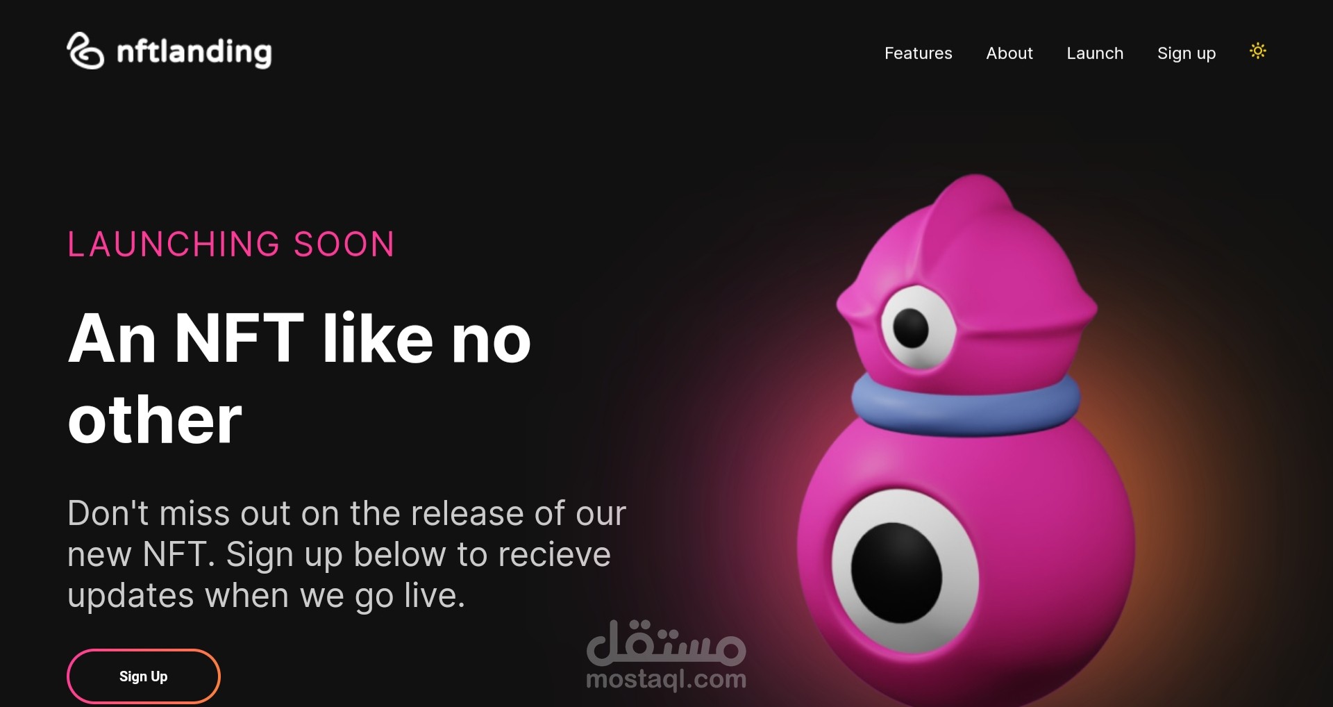 React NFT platform | مستقل