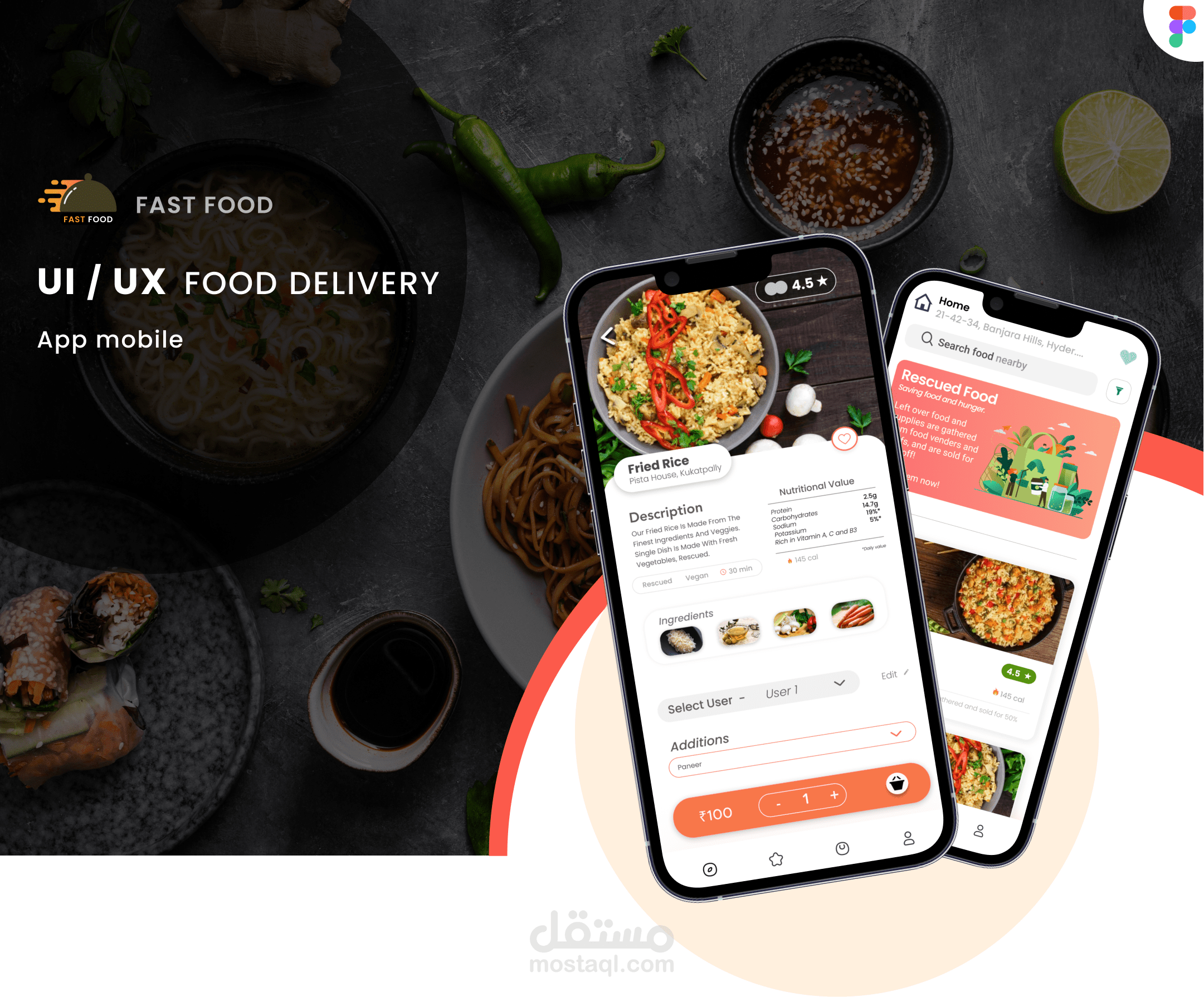 FAST FOOD | UI / UX | مستقل