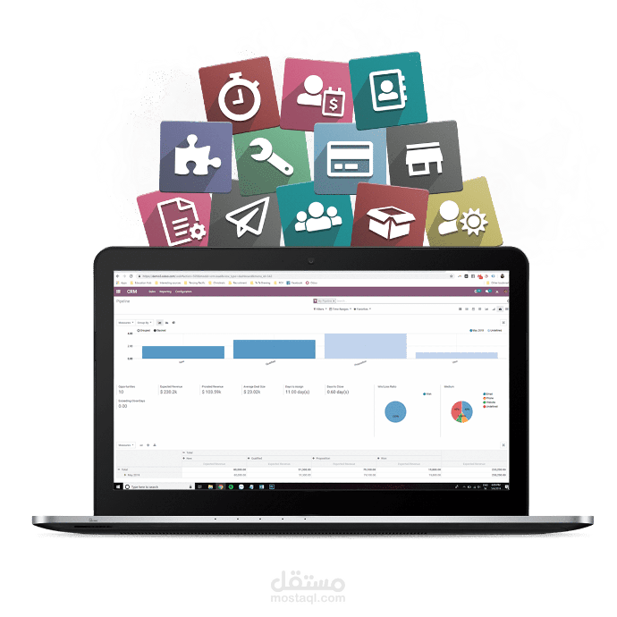 شرح برنامج Odoo 16 مستقل