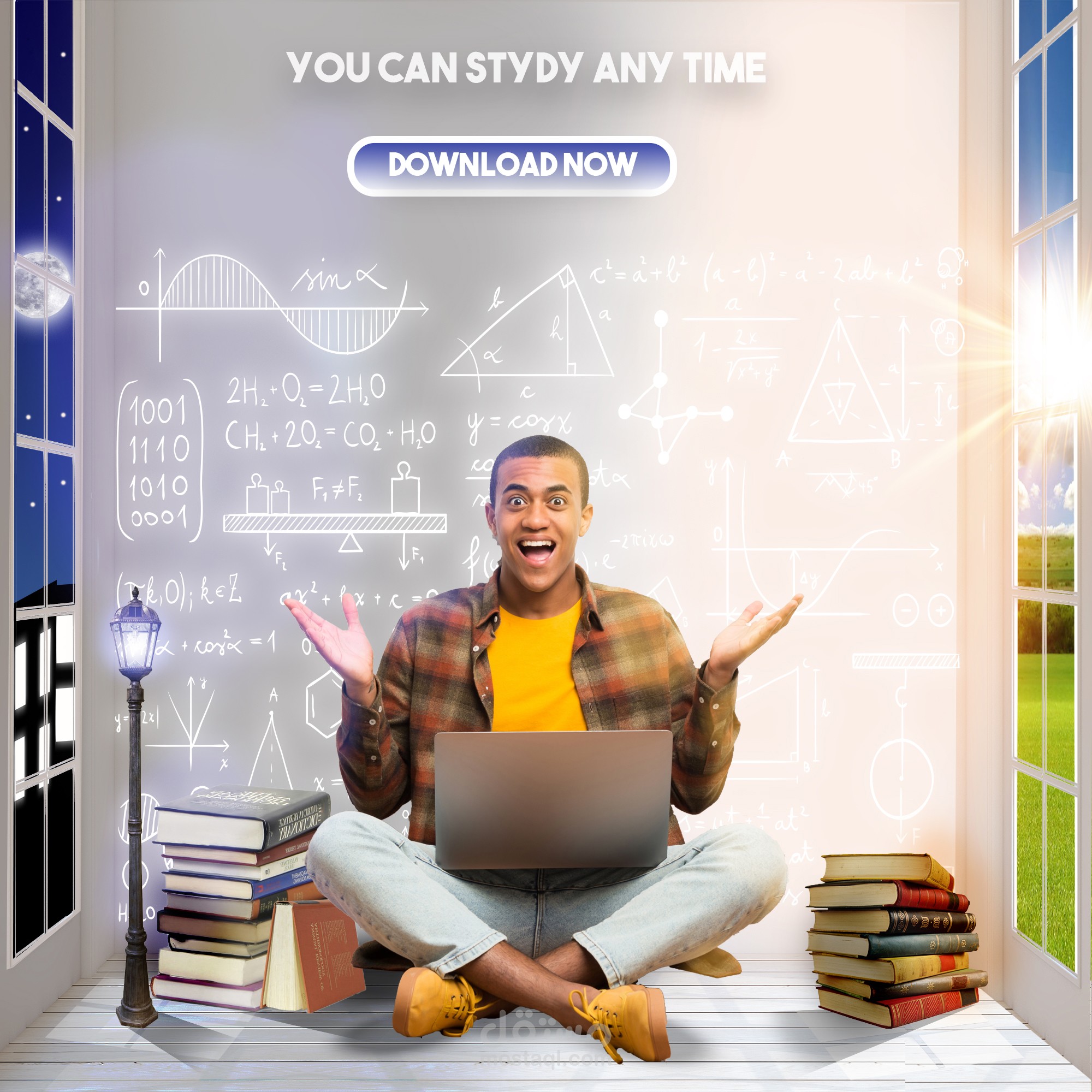 You can study any time | مستقل