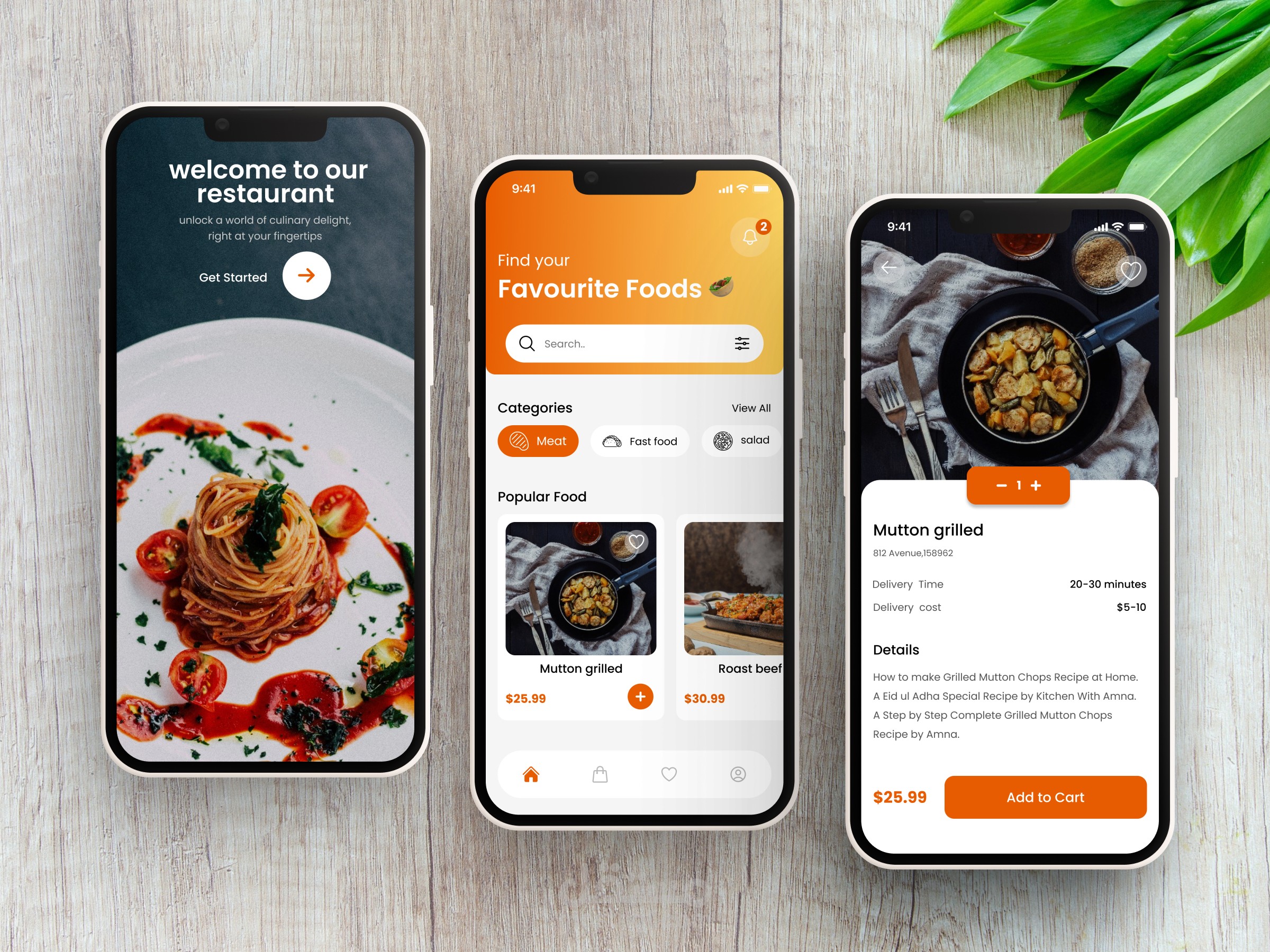 Food Delivery App | مستقل