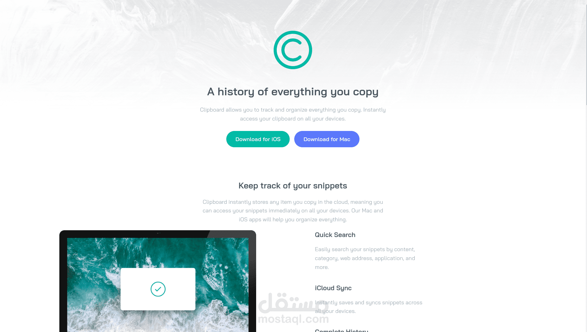 Clipboard Landing Page (Product Promotion) - Front-End Mentor | مستقل Clipboard Landing Page (Product Promotion) - Front-End Mentor | مستقل