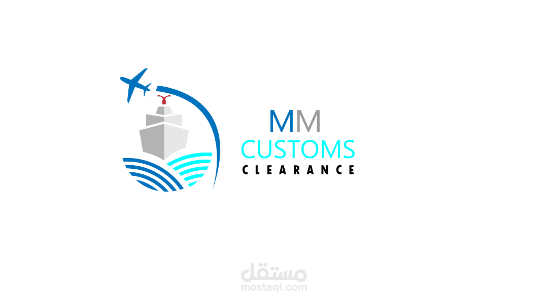 Customs clearance logo | مستقل